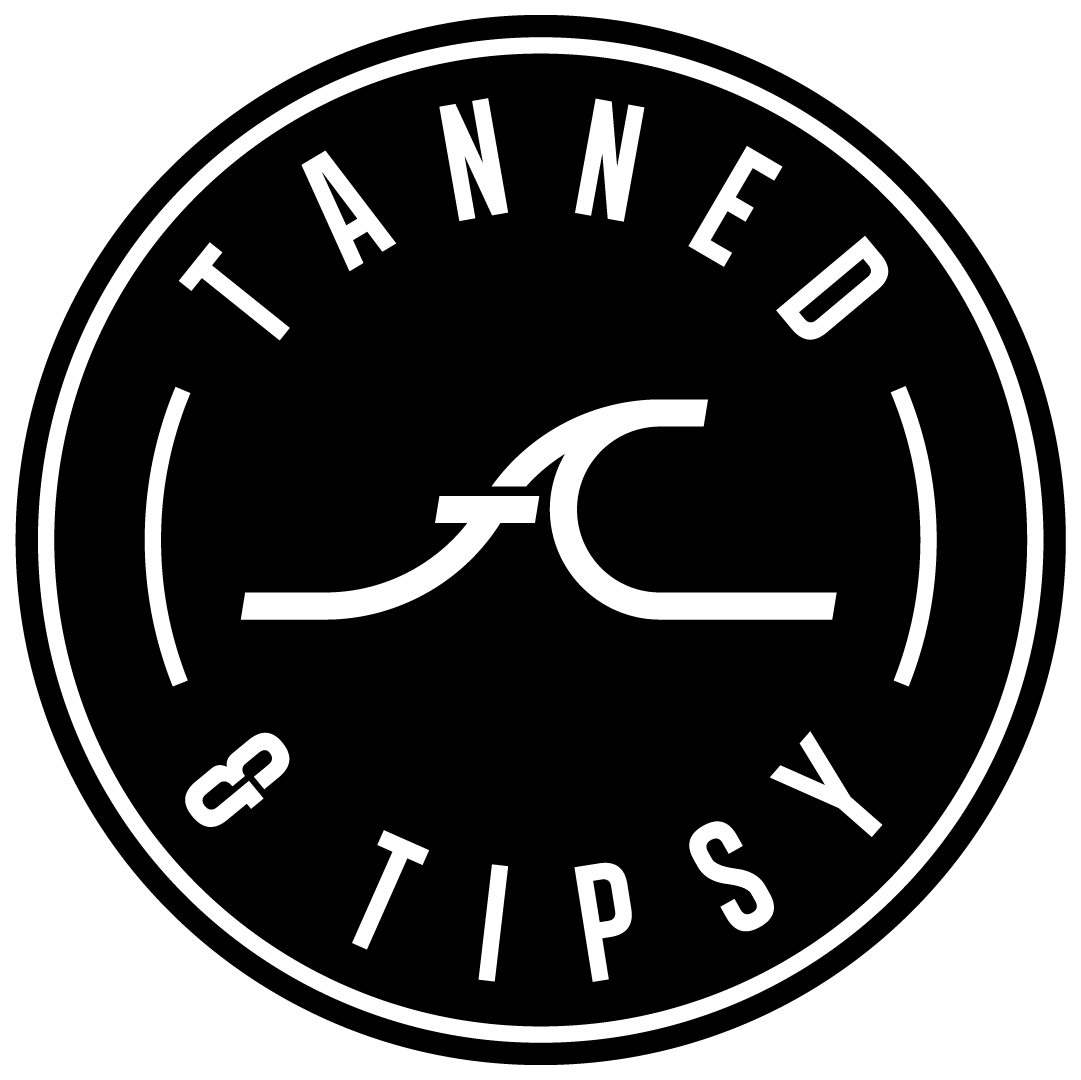 Black Logo Sticker – Tanned & Tipsy